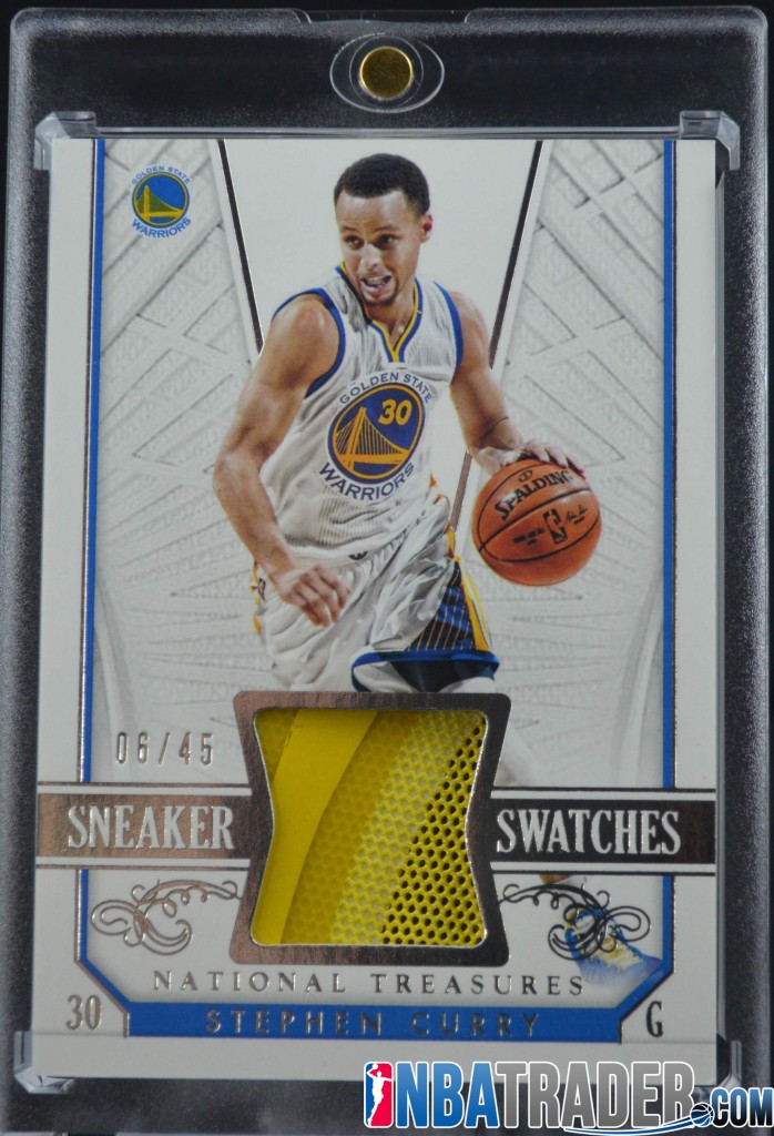 Stephen Curry 2014-15 National Treasures Sneaker Swatches Shoe Patch ...
