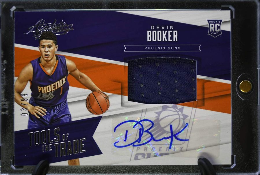 Devin Booker 2015-16 Absolute Memorabilia Tools of the Trade Rookie ...